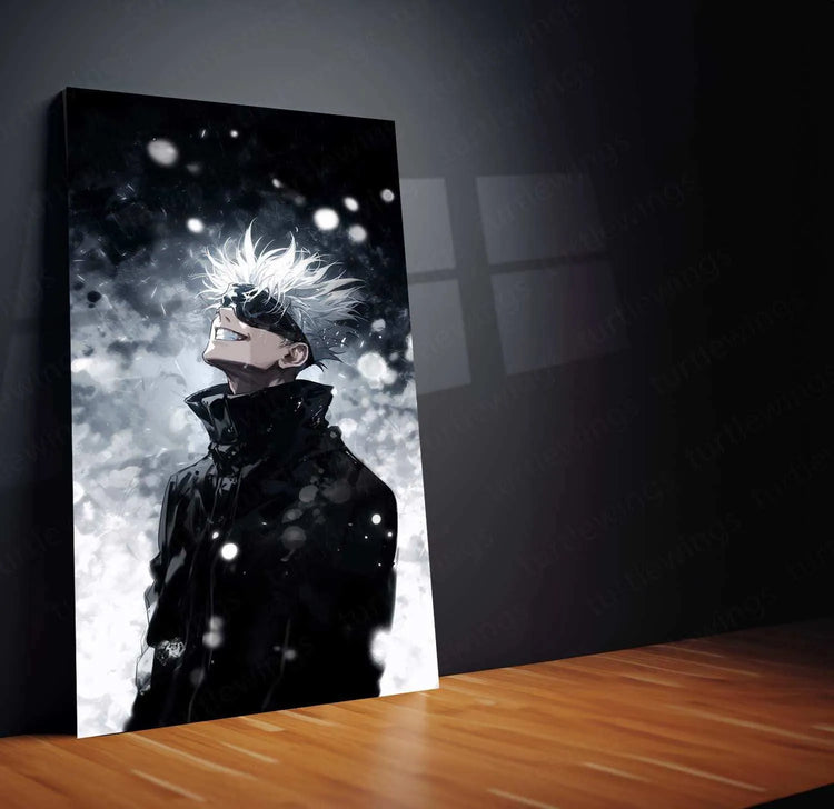 Gojo Satoru Metal Poster – Iconic Jujutsu Kaisen Character Art | Power ...