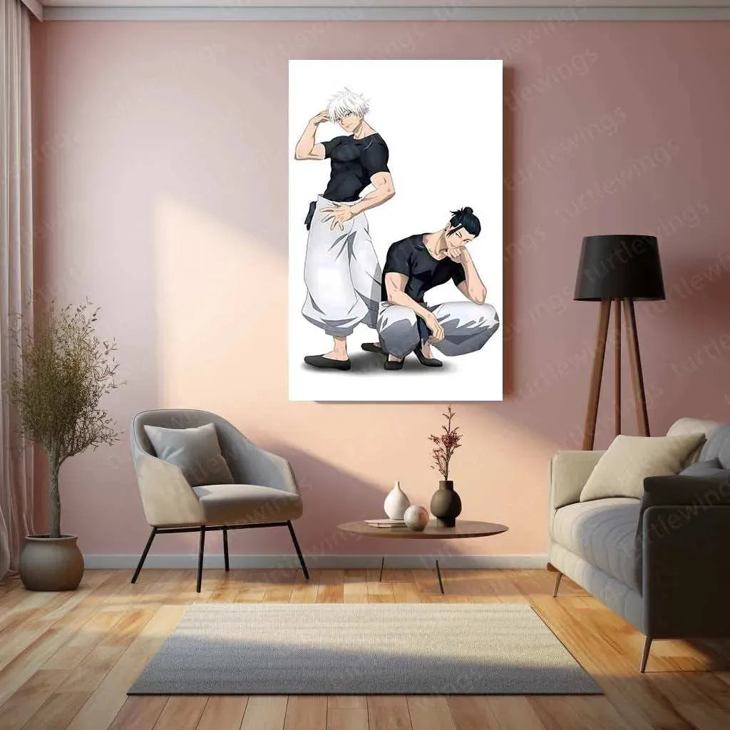 Satoru Gojo & Suguru Geto – Jujutsu Kaisen Metal Poster – TURTLEWINGS