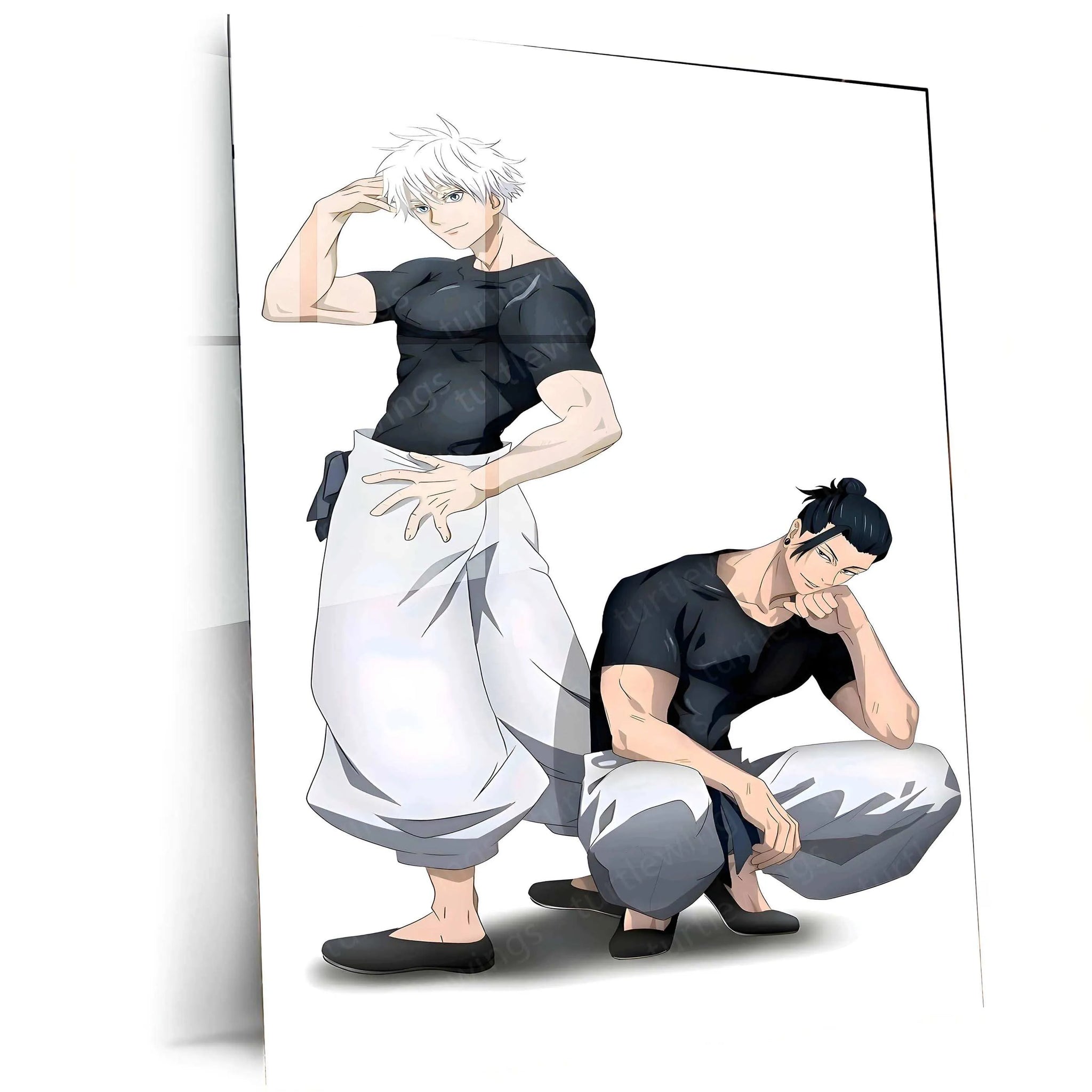 Satoru Gojo & Suguru Geto – Jujutsu Kaisen Metal Poster – TURTLEWINGS