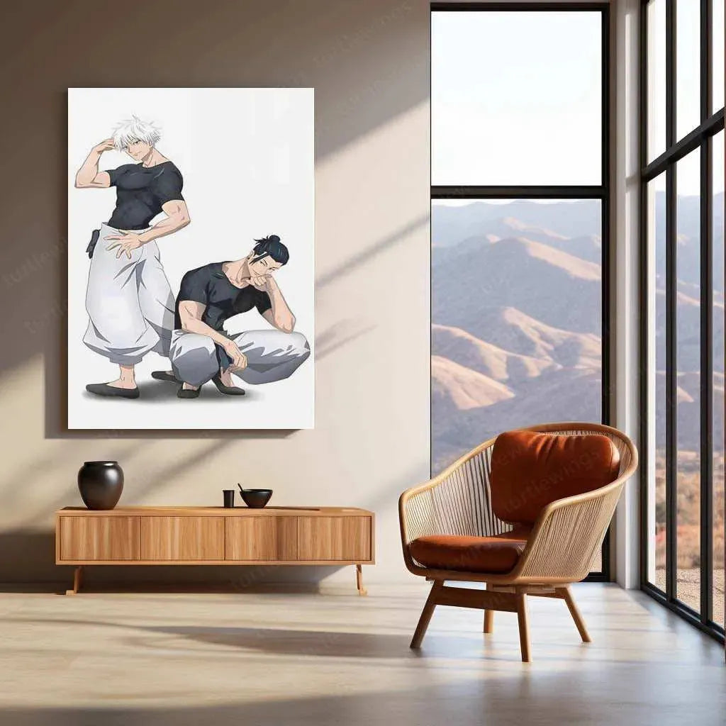 Satoru Gojo & Suguru Geto – Jujutsu Kaisen Metal Poster – TURTLEWINGS