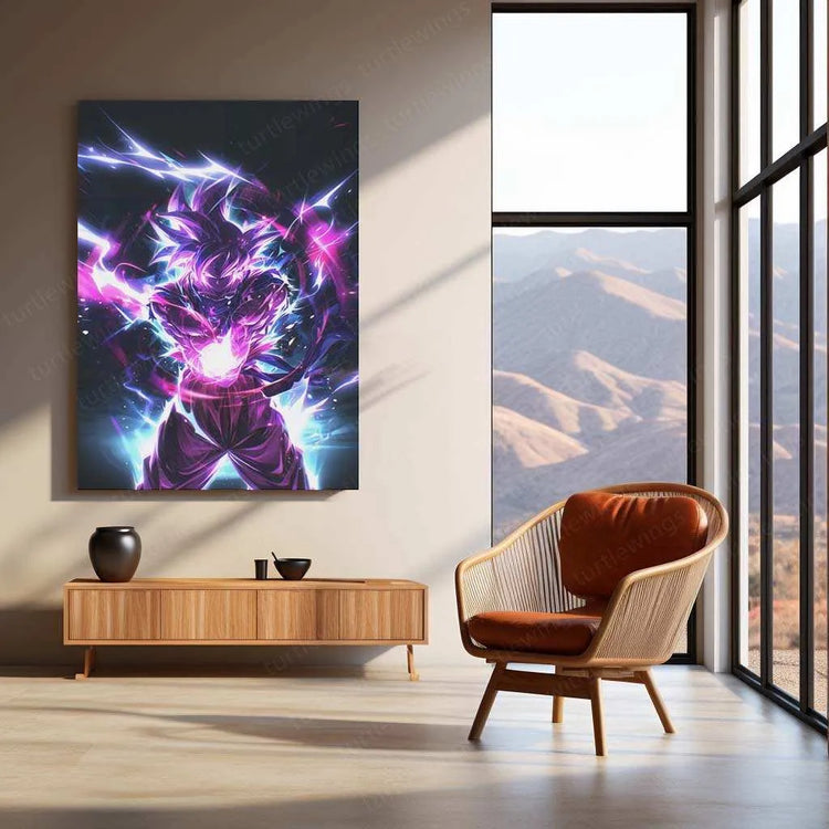 Goku Metal Poster – Iconic Dragon Ball Z Art | Powerful Super Saiyan W ...
