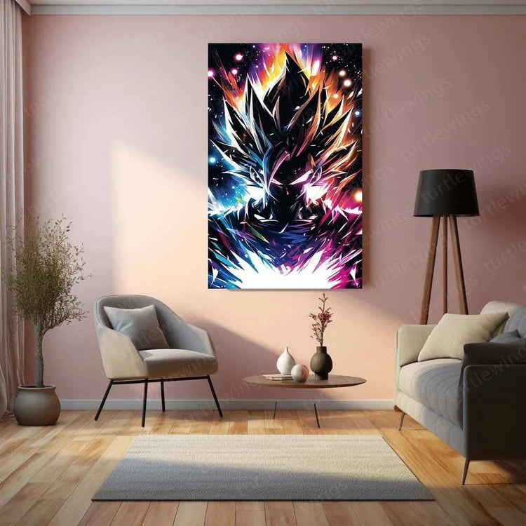 Goku Metal Poster – Iconic Dragon Ball Z Art | Powerful Super Saiyan W ...
