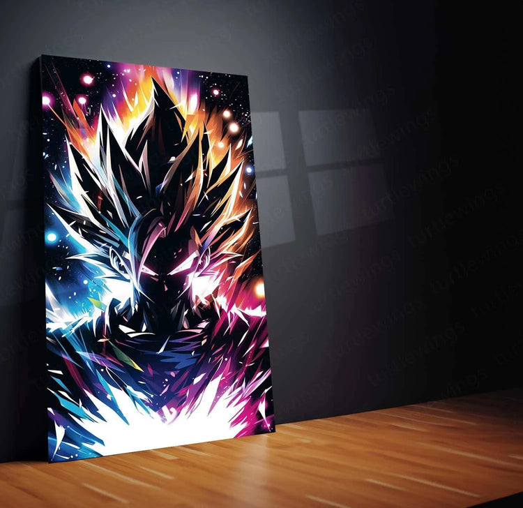 Goku Metal Poster – Iconic Dragon Ball Z Art | Powerful Super Saiyan W ...