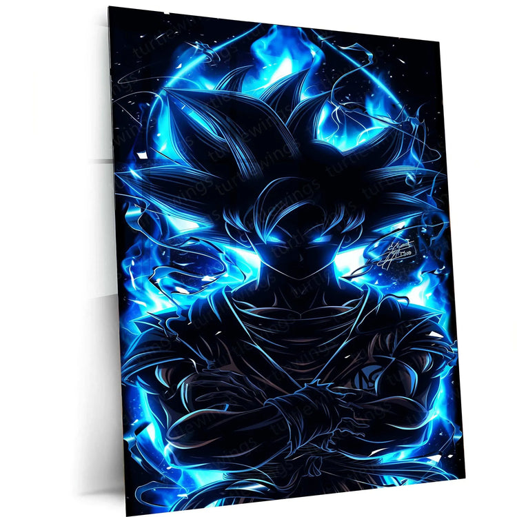 Goku Metal Poster – Iconic Dragon Ball Z Art | Powerful Super Saiyan W ...