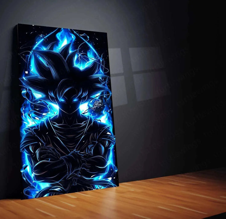 Goku Metal Poster – Iconic Dragon Ball Z Art | Powerful Super Saiyan W ...