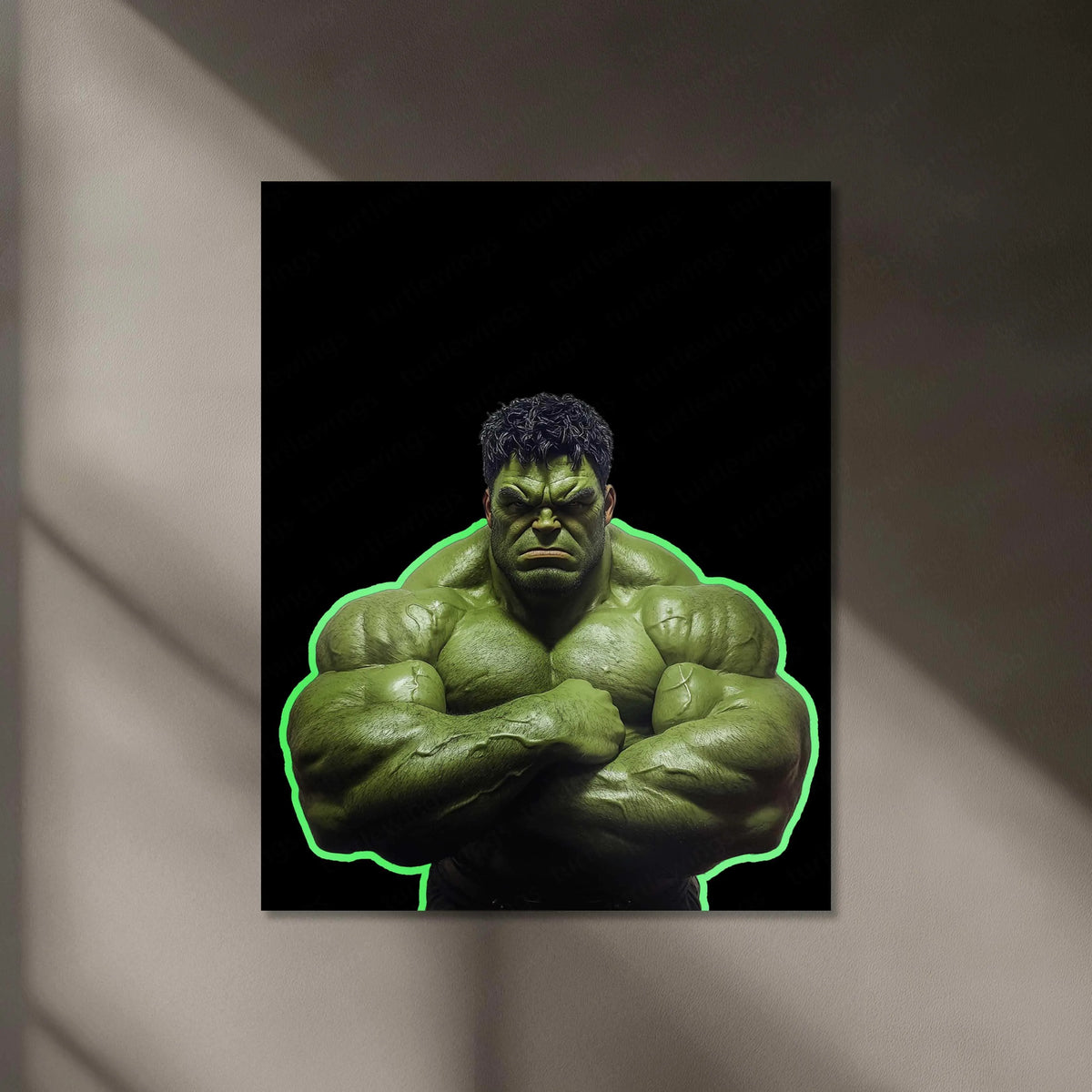 Hulk Neon LED Metal Poster – TURTLEWINGS