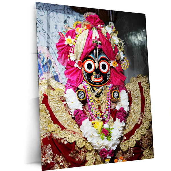 ISKCON Krishna Metal Poster – Divine Lord Krishna Art | Spiritual Hind ...