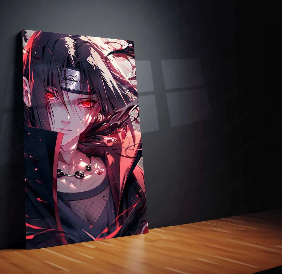 Itachi Uchiha Metal Poster – Naruto Shippuden | Legendary Ninja Wall A ...