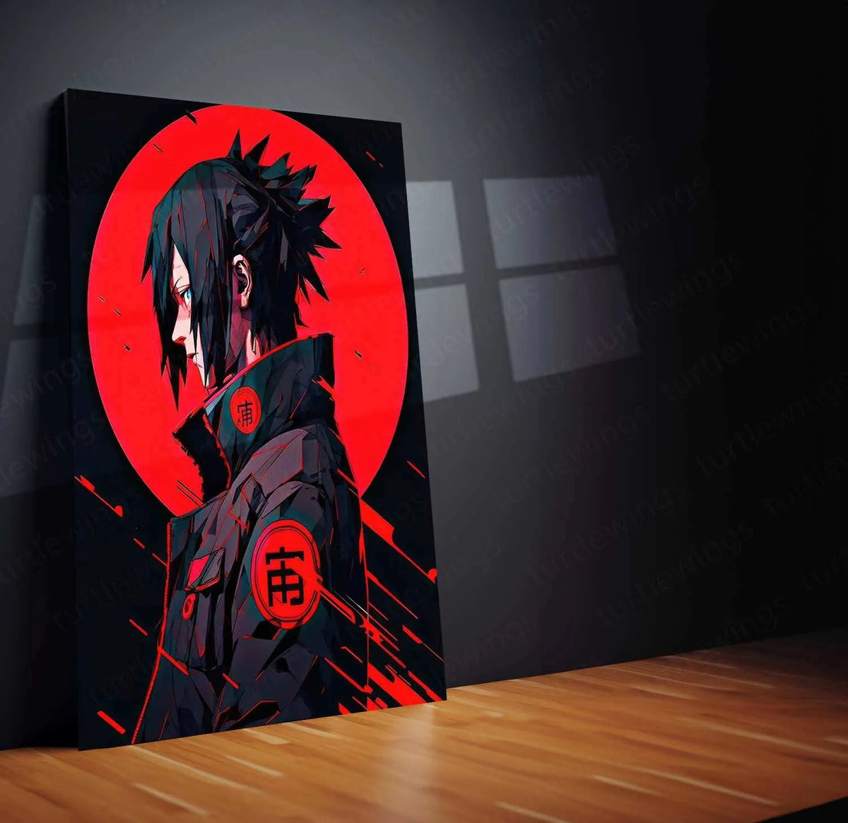 itachi-uchiha metal poster – TURTLEWINGS