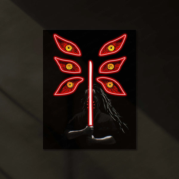 Kokushibo Demon Slayer Neon LED Metal Poster – TURTLEWINGS