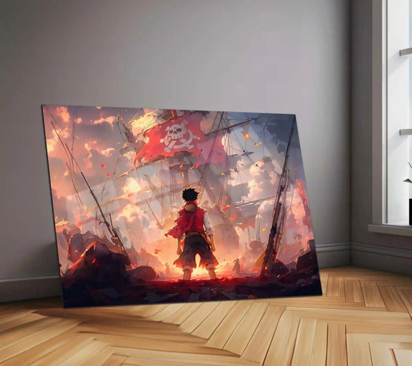 Luffy – Metal Frame | One Piece Anime Wall Art | Monkey D. Luffy Poste ...