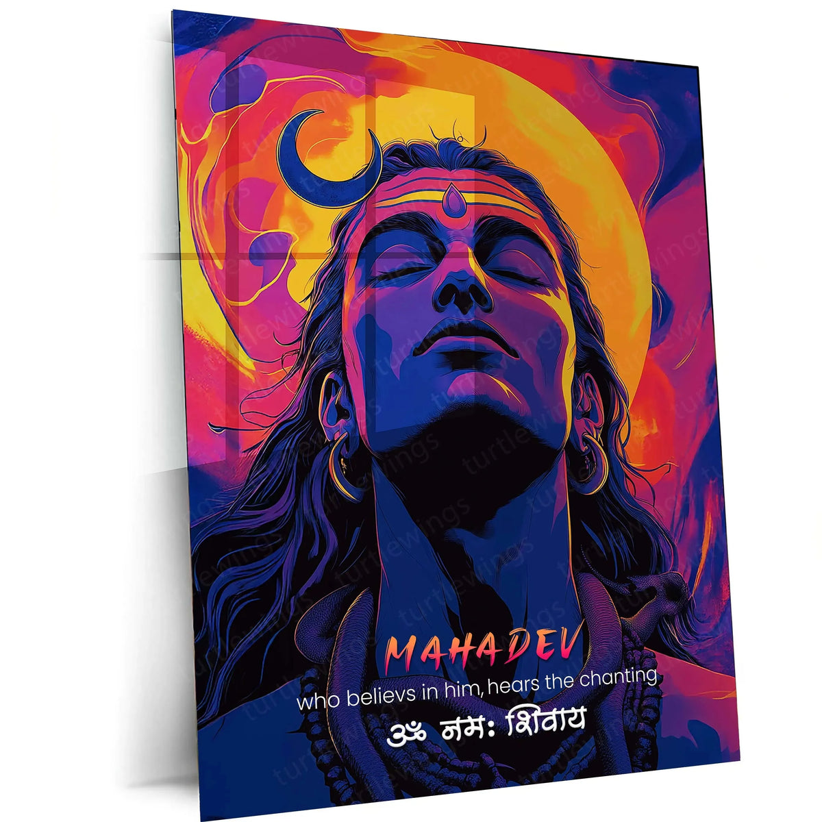 Spiritual Metal Poster | Shiva | Mahadev | Motivational Quotes ...