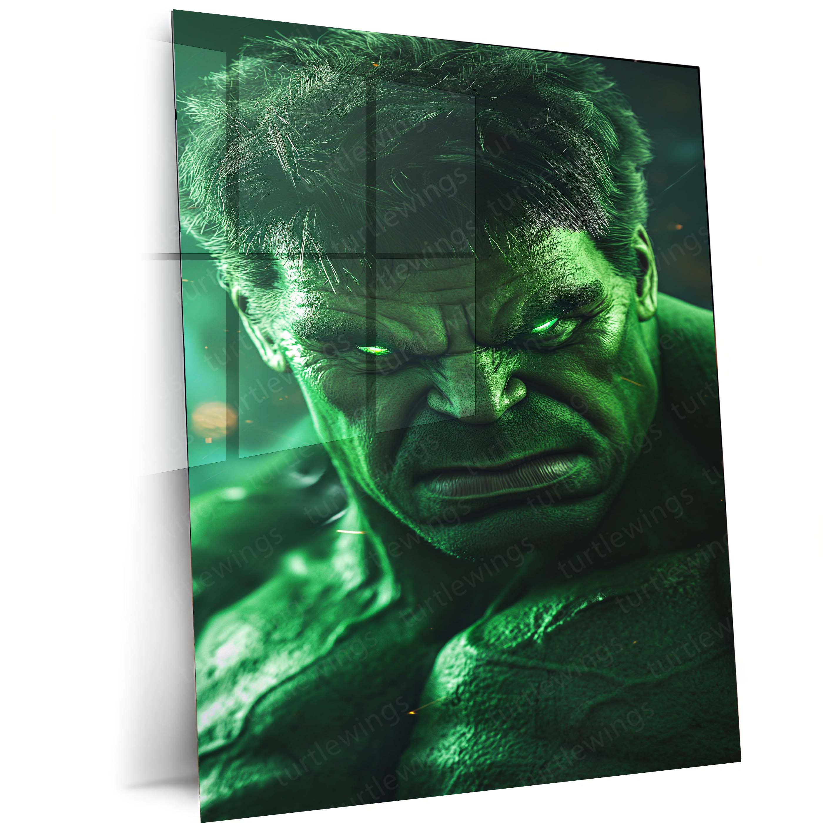 Incredible Strength - Hulk Metal Poster | Superhero Wall Art | HD Prin ...