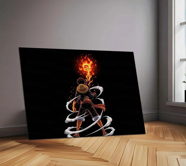 Anime Metal Poster | Monkey D. Luffy – King of the Seas | One Piece An ...