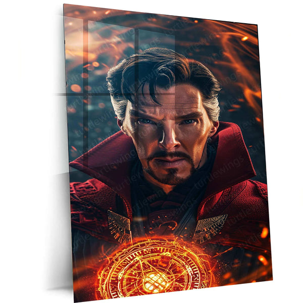 Doctor Strange – Rune Magic Metal Poster by Mundex – TURTLEWINGS
