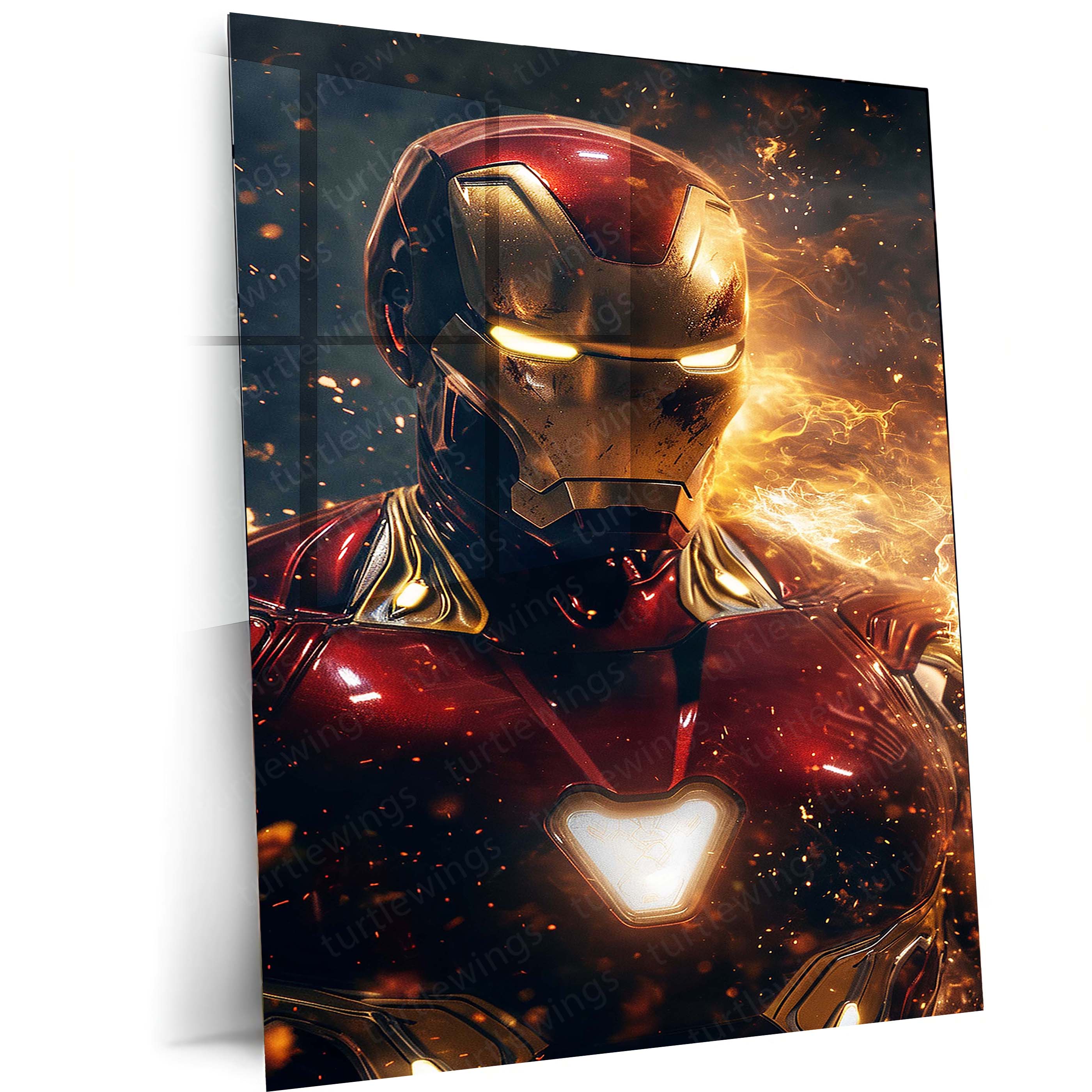 Iron Man Metal Poster | Tony Stark | Marvel Hero D?cor 5 – TURTLEWINGS
