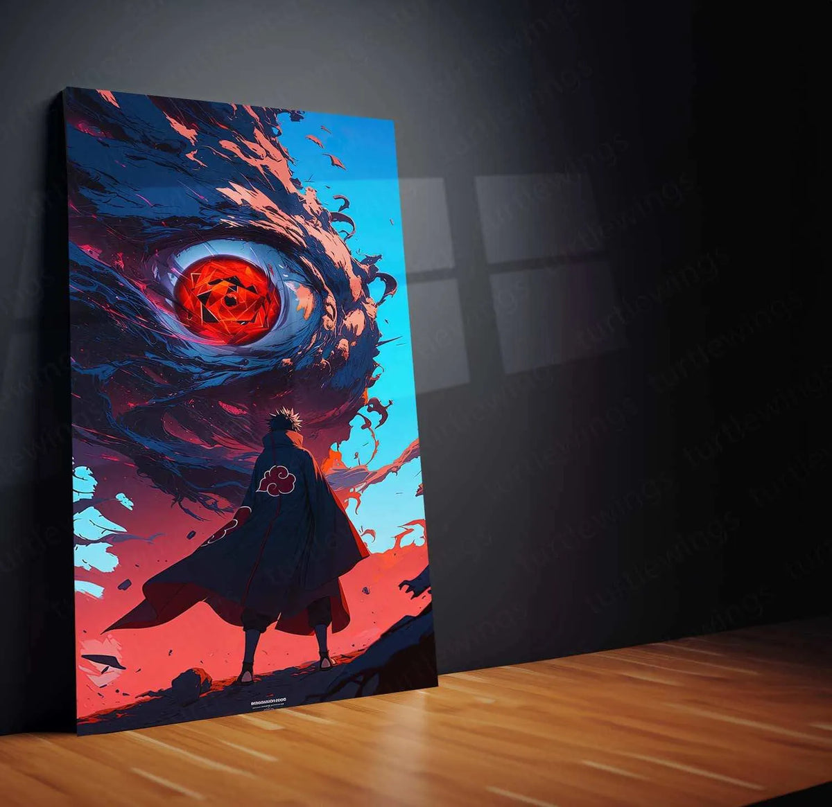 Obito Uchiha Metal Poster – The Shinobi Who Endured the Darkness ...