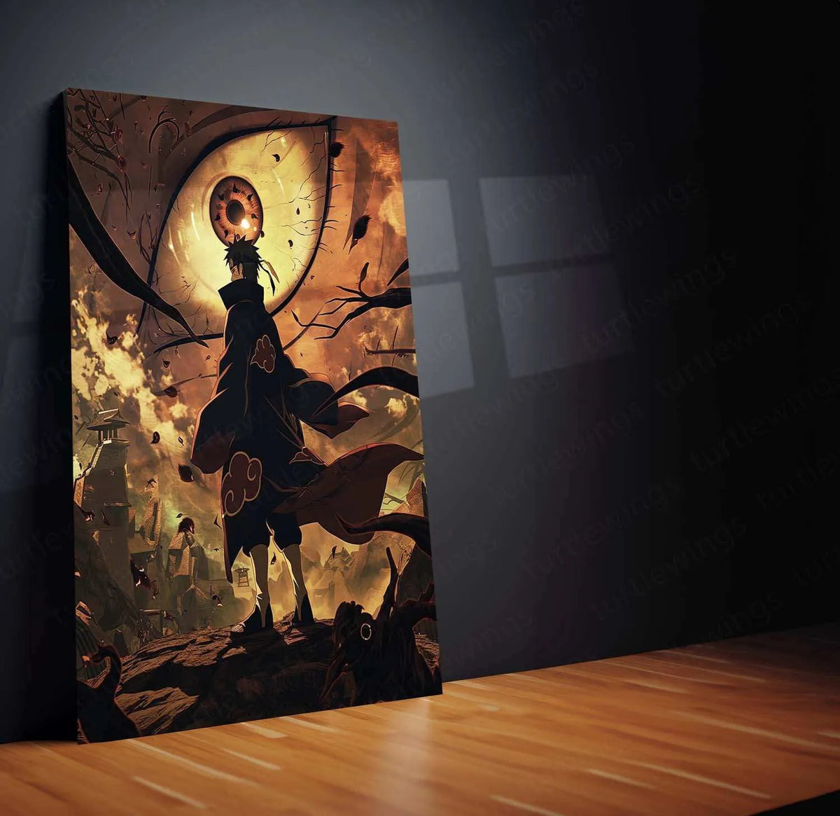 Obito Uchiha Metal Poster – The Shinobi Who Endured the Darkness ...