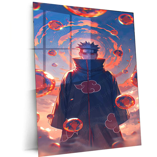 Obito Uchiha Metal Poster – The Shinobi Who Endured the Darkness ...