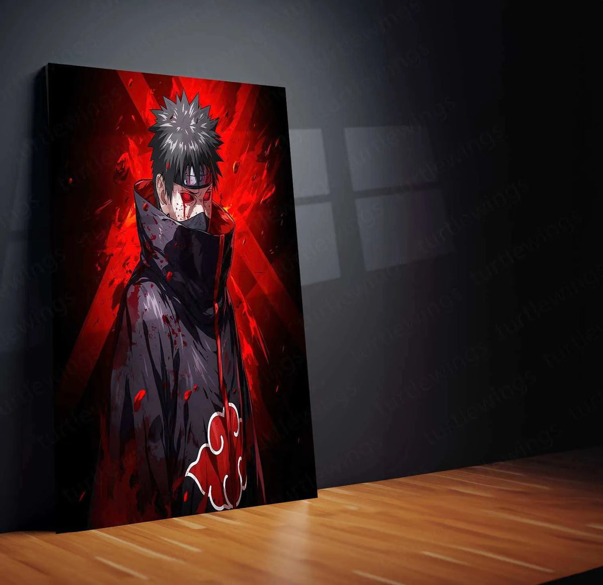 Obito Uchiha Metal Poster – The Shinobi Who Endured the Darkness ...