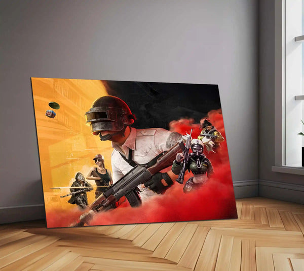 BGMI – Metal Frame | Battlegrounds Mobile India Wall Art | Gamer Poste ...