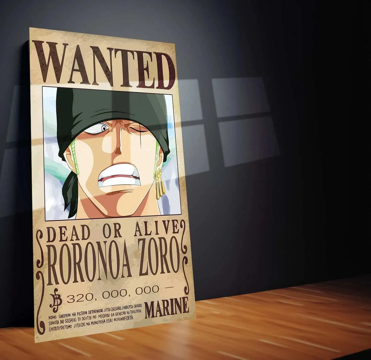 zoro Metal Poster | One Piece Awakening Art | Joy Boy Anime Wall Decor ...