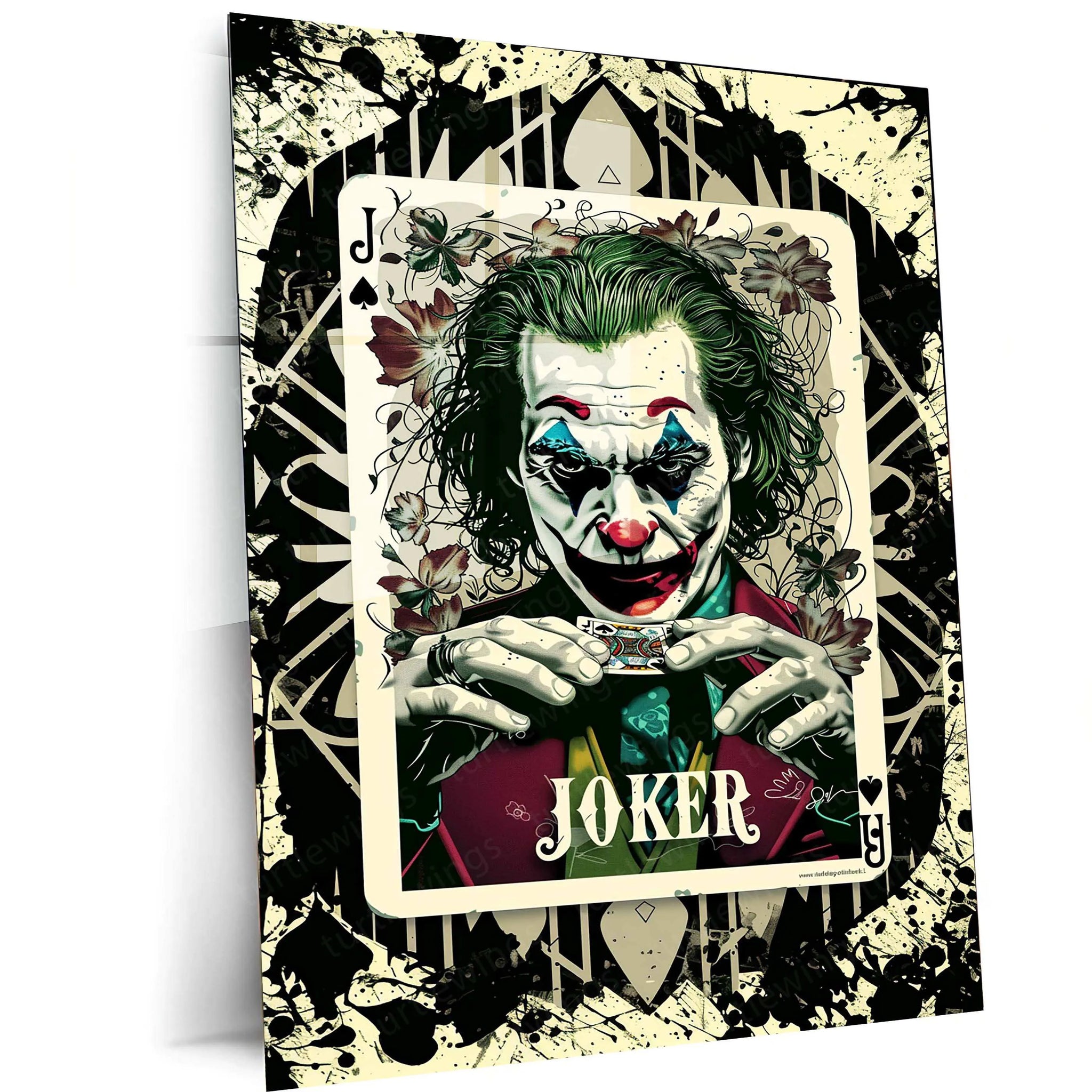 Joker-Inspired Playing Card Design - Craft Art Print – TURTLEWINGS