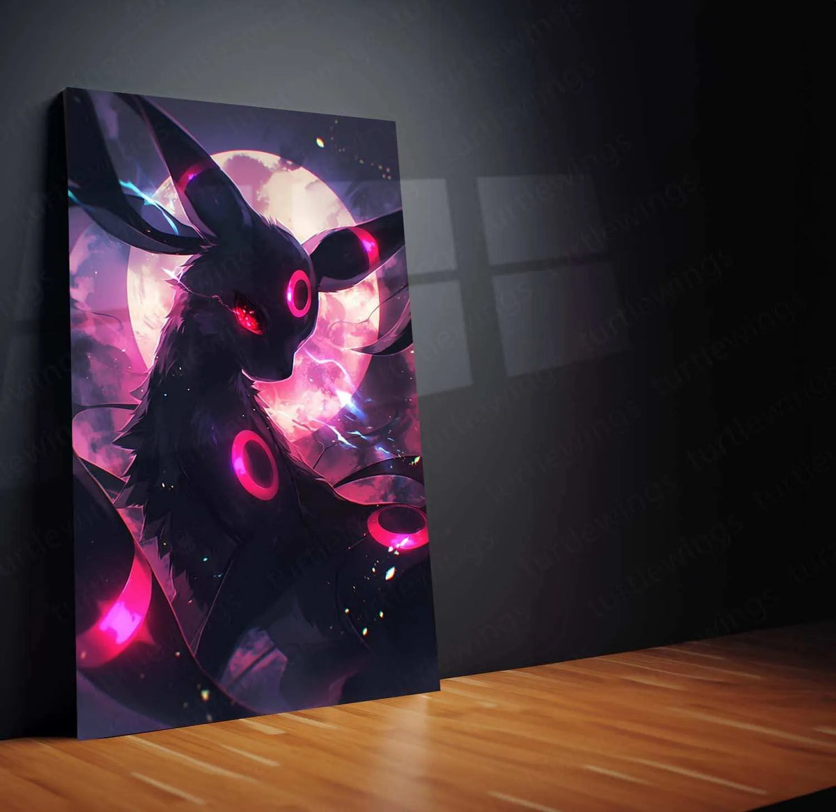 Umbreon Metal Poster – Pokémon Wall Art for Fans & Collectors – TURTLEWINGS