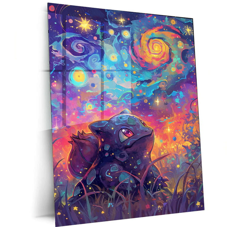 Bulbasaur Oil Painting Poster – Vintage Pokémon Art Illustration ...