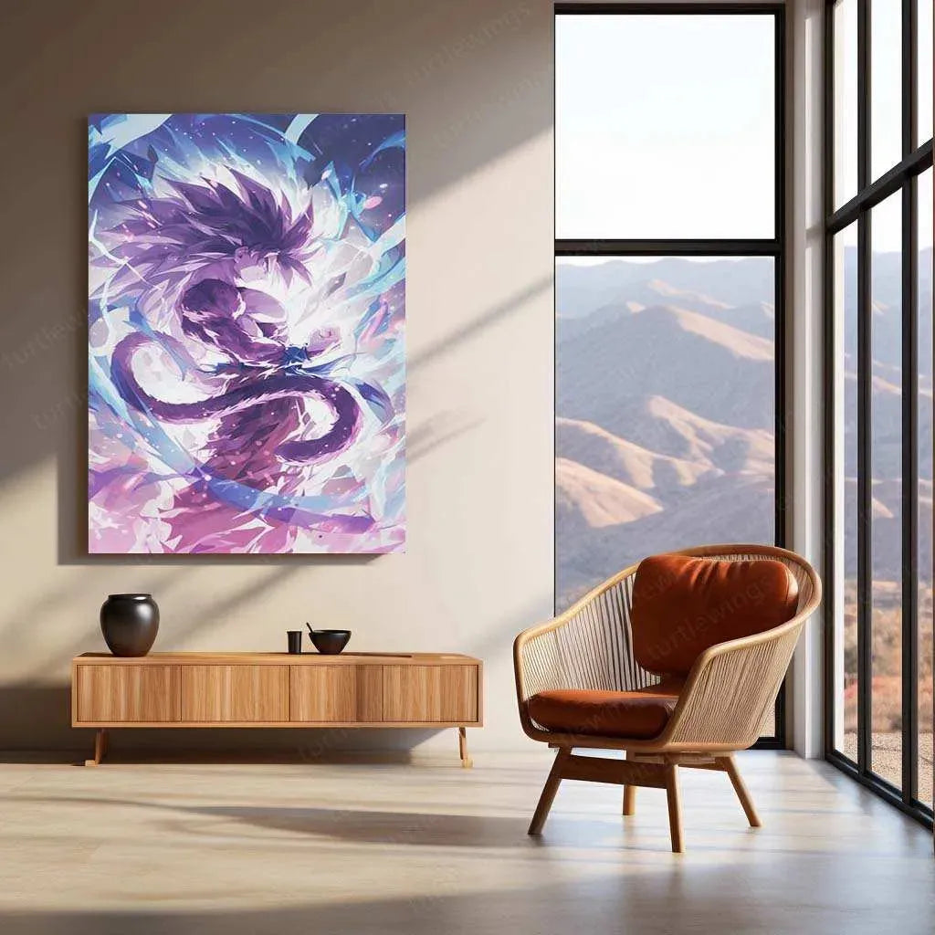 Goku Metal Poster – Super Saiyan Power | Dragon Ball Z Wall Art | Saiy ...