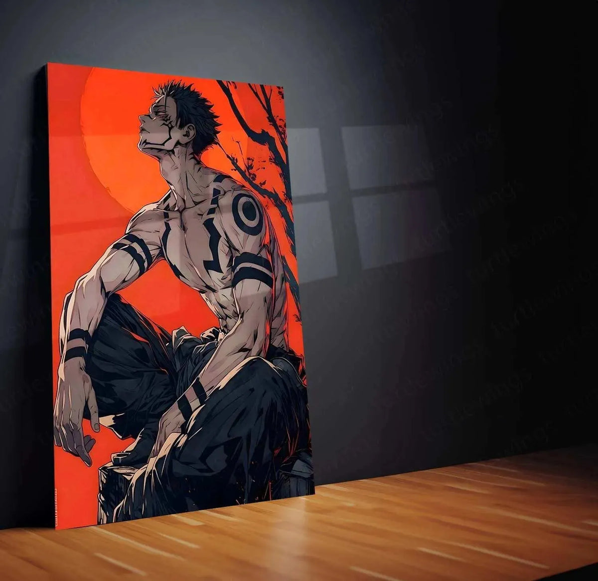 Ryomen Sukuna – Jujutsu Kaisen Metal Poster – TURTLEWINGS