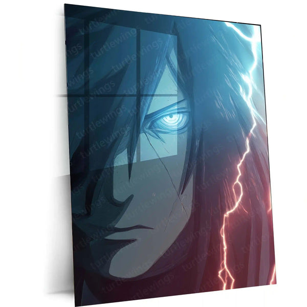 Madara Uchiha Rinnegan Close-Up Metal Frame – Naruto Shippuden Wall Ar ...