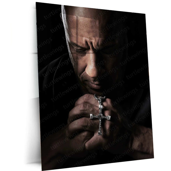 Vin Diesel Metal Poster – Fast & Furious Star | Iconic Action Hero Wal ...