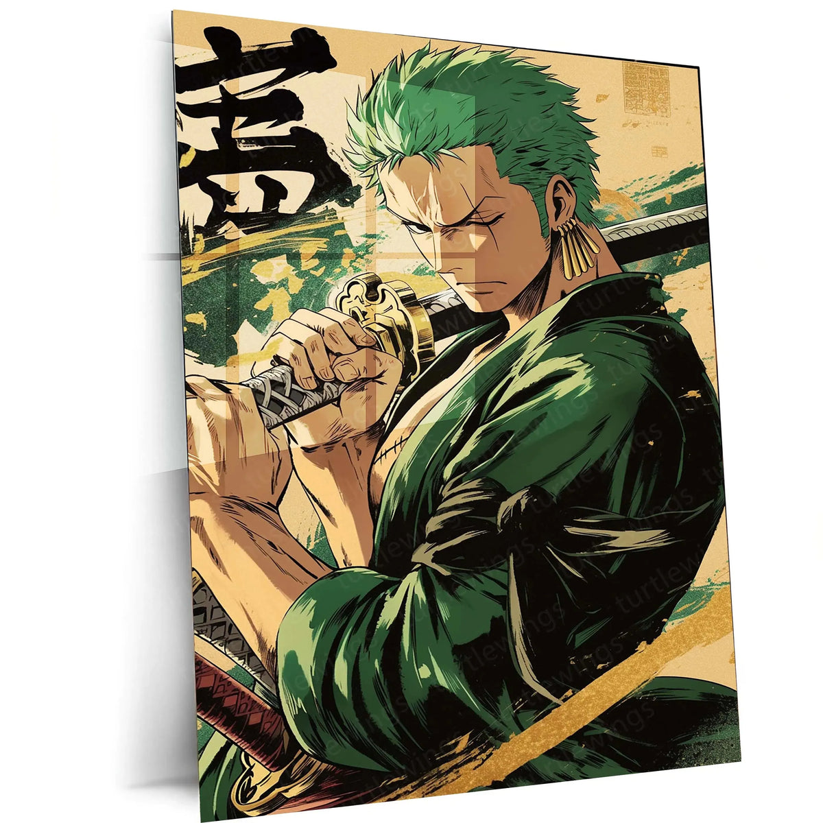 Roronoa Zoro One Piece Metal Poster 2 – TURTLEWINGS
