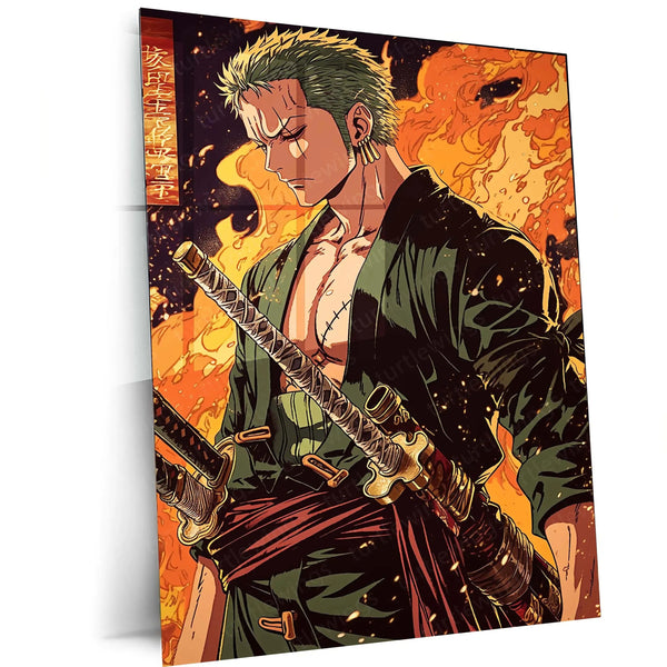 Roronoa Zoro One Piece Metal Poster 1 – TURTLEWINGS